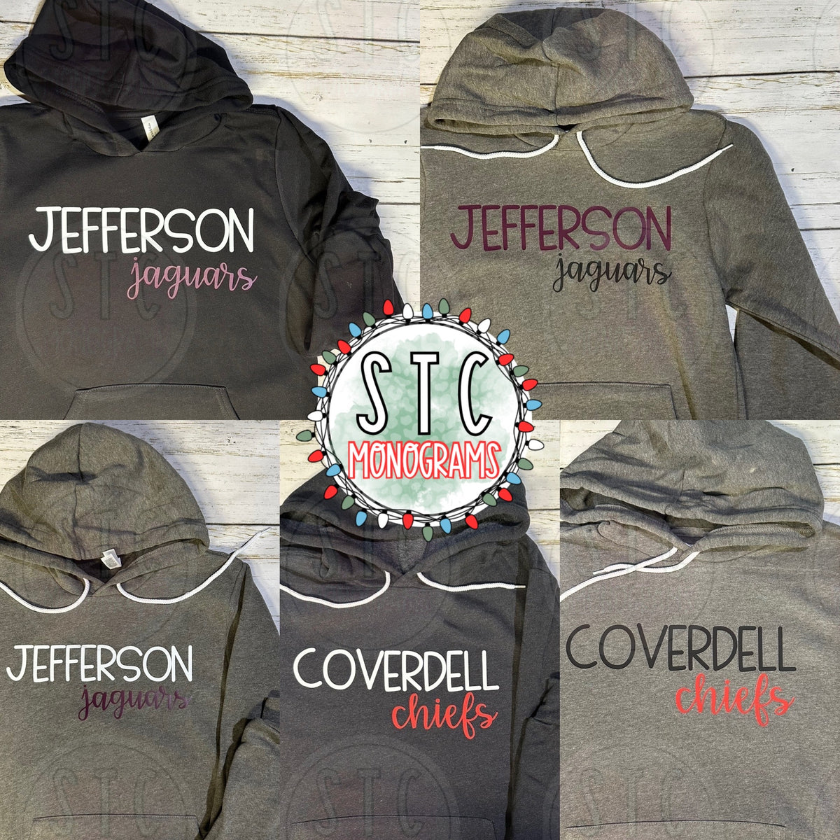Custom School Mascots Hoodie – STC Monograms